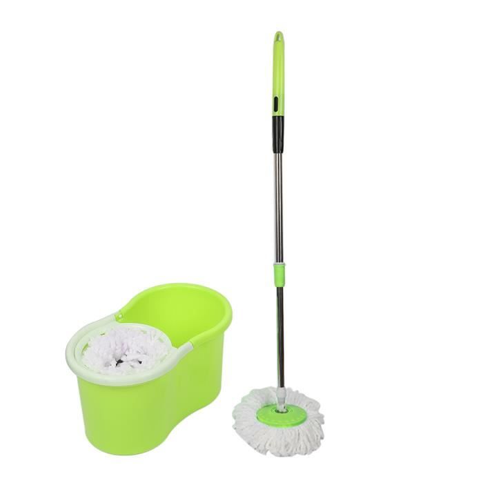 Balai à frange et seau mécanique 2 x6 litres - Cdiscount Maison