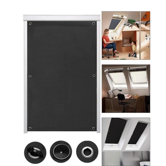Store Occultant sans Perçage pour Fenetre de Toit, 48*93 cm Rideaux ...