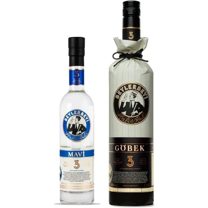 Beylerbeyi - Lot Raki Göbek 100cl + Mavi 35cl - 45% - Cdiscount Au ...