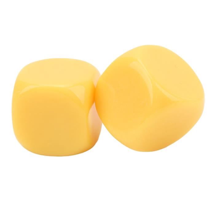 Jeu de dés à coin rond ( ) Grand Jeu De Dés 6 Dés De Jeu Portables à ...