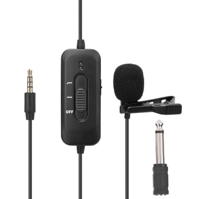 Hililand Microphone à condensateur MAMEN KM-D2 Clip omnidirectionnel ...