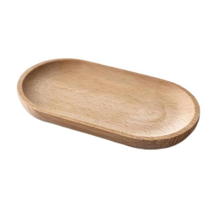 Cloud-Plateau de Service en bois Plateau Plaque Ovale Petit Plateau En ...
