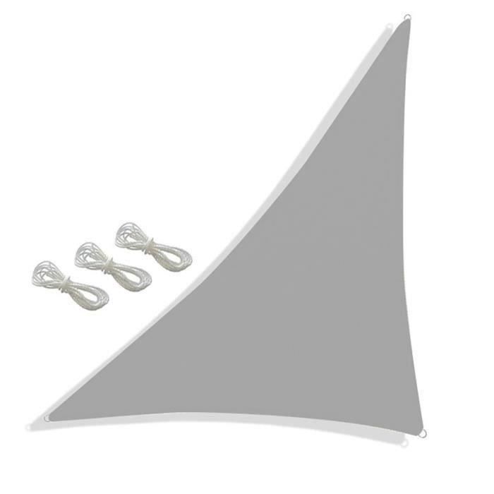 Perfect-Voile d'ombrage Cool Area - Toile Solaire triangulaire 3x3x3m ...
