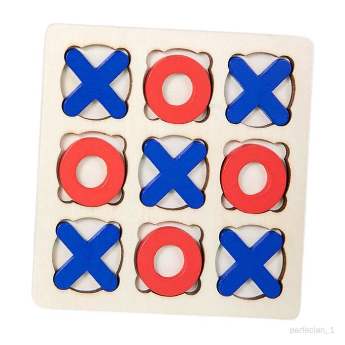 Jeu de société - SHIWAKI - Tic TAC Toe - Bois - 2 joueurs ou plus - 3 ...