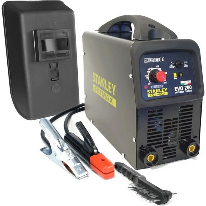 Poste à souder inverter professionnel 200A STANLEY FATMAX - MMA/TIG ...