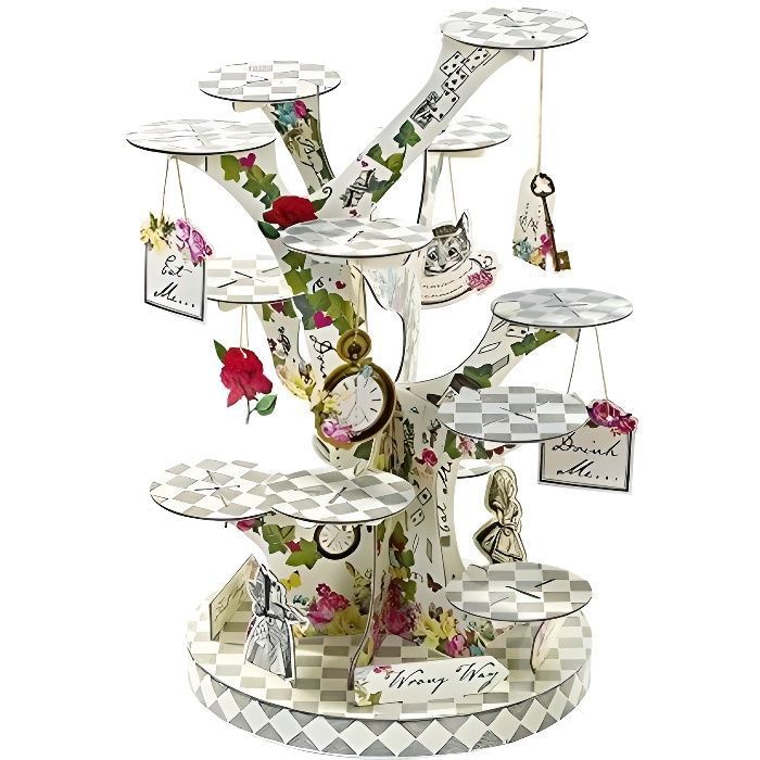 Talking Tables Alice In Wonderland | Présentoir Cupcake Décoration de ...