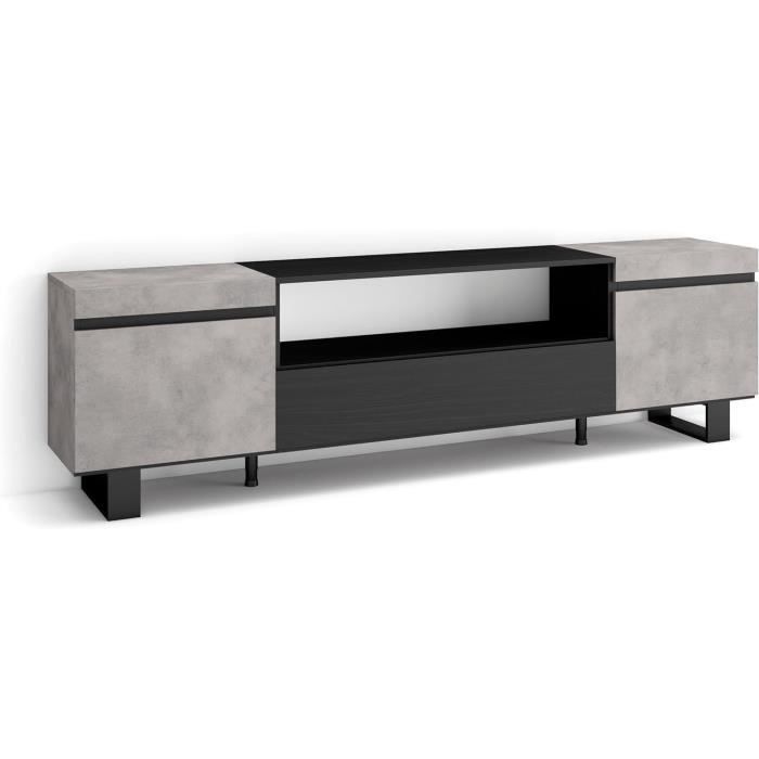 | Meuble Tv | Banc Télé | Grand Espace De Rangement | 200X57X35Cm ...