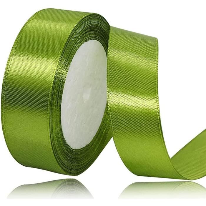Ruban De Satin Vert Olive 20Mm X 22M, Ruban Satinée Pour Emballage ...