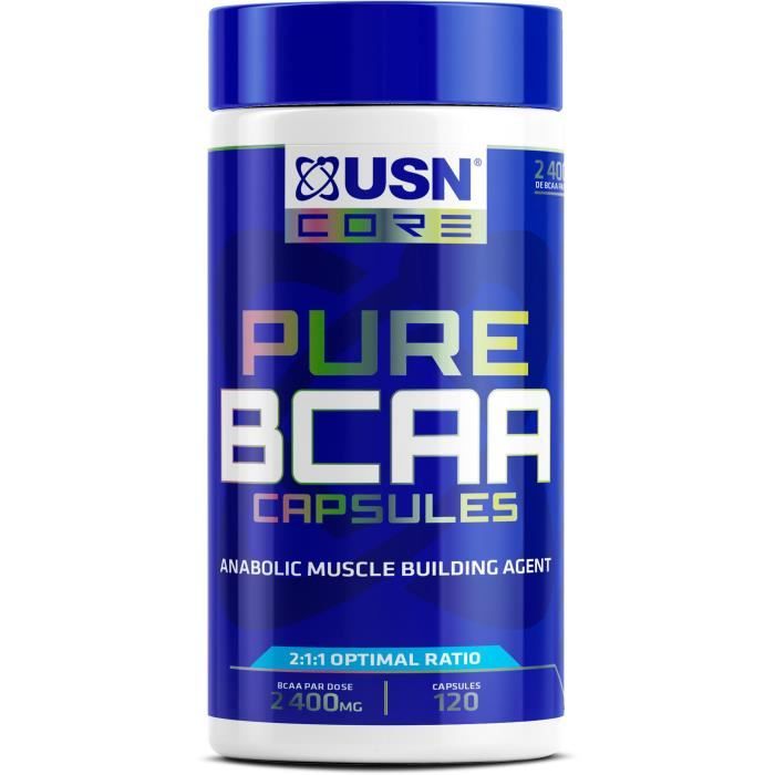 USN Supplément d'acides aminés BCAA - 120 capsule - Cdiscount Sport