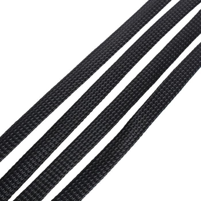 VBESTLIFE Manchon de câble tressé extensible flexible Câble de gainage ...