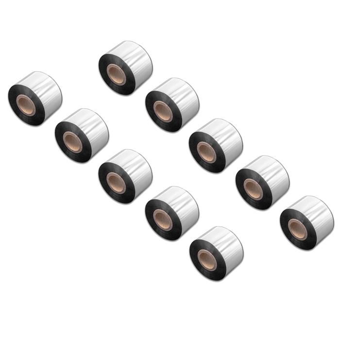 Vhbw 10x Ruban transfert thermique compatible avec Zebra 105SL, 105SE ...