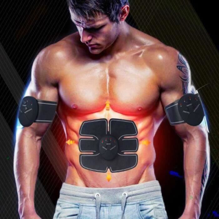 Electrostimulateur APPAREIL ABDO Musculation Abdominaux Bras Cuisses Ceinture abdo Appareil de ...