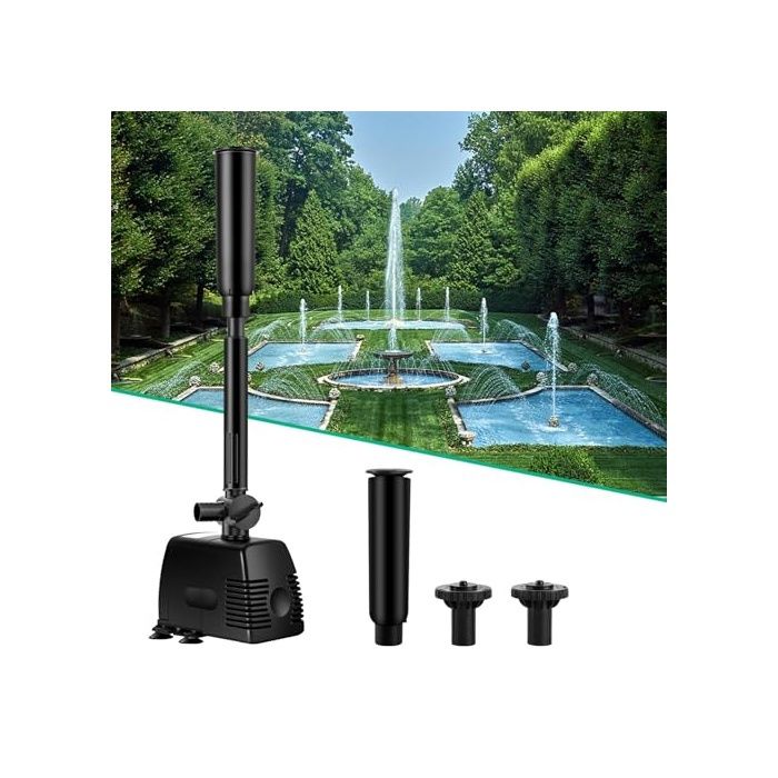 Jet d’eau pompe pour fontaine bassin étang jin 1000L/h 1000L/h 1000L h ...