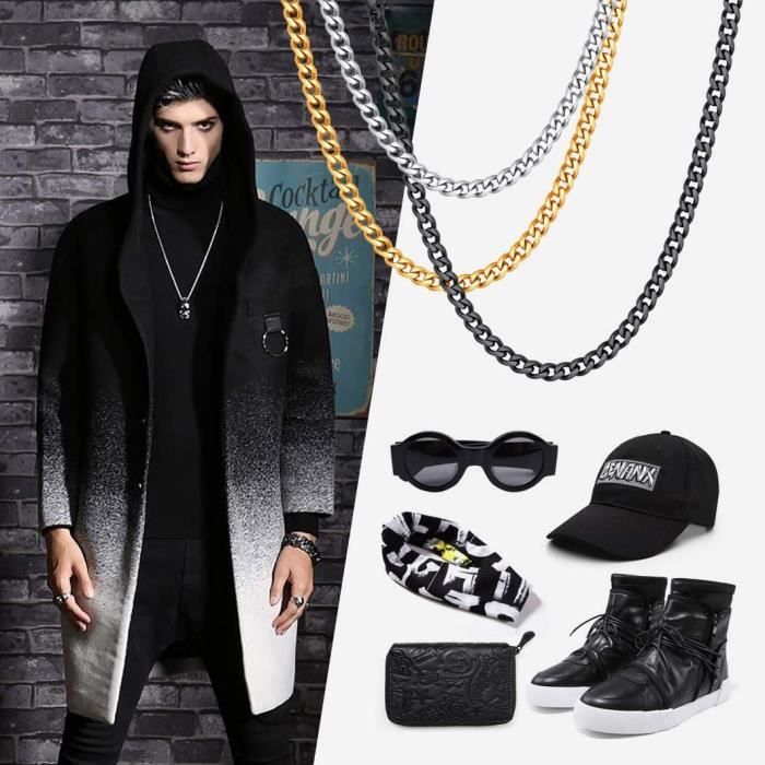 Chaîne Cubaine Homme Femme-Chaînes Maille Gourmette 3Mm-6Mm-9Mm-12Mm ...