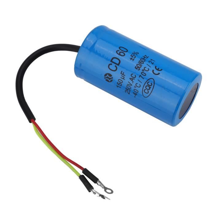 Condensateur CD60 Condensateur 150 250V C Cd60 Run Condensateur Avec ...