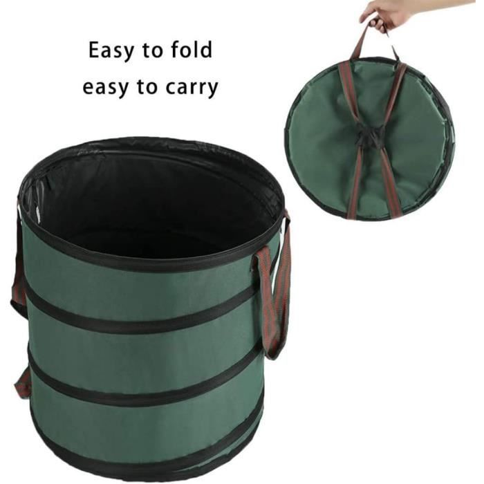 Sacs De Jardin Pop-Up, Sac À Déchets De Jardinage Réutilisable, Bac De ...