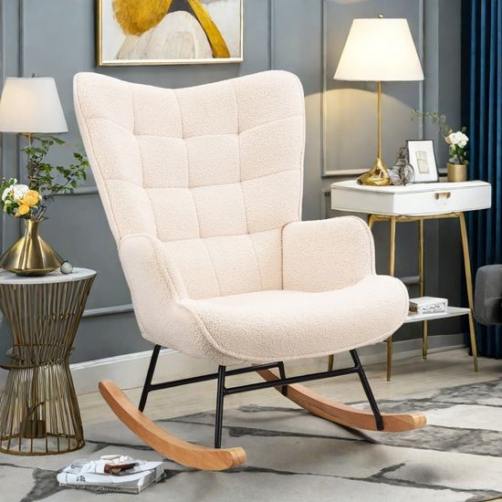 Fauteuil à Bascule, Rocking chair, Allaitement Bébé, Chaise à Bascule ...