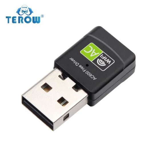 Noir - Carte Réseau Sans Fil Realtek Rtl8811cu, Adaptateur Wifi 11ac ...