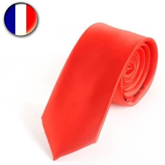 Cravate Homme Rouge Rouge - Cdiscount Prêt-à-Porter