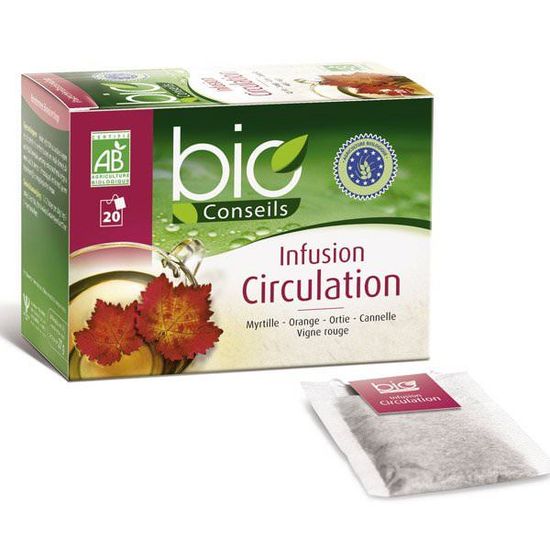 Infusion Circulation Bio - 20 sachets - Biocons… - Cdiscount Au quotidien