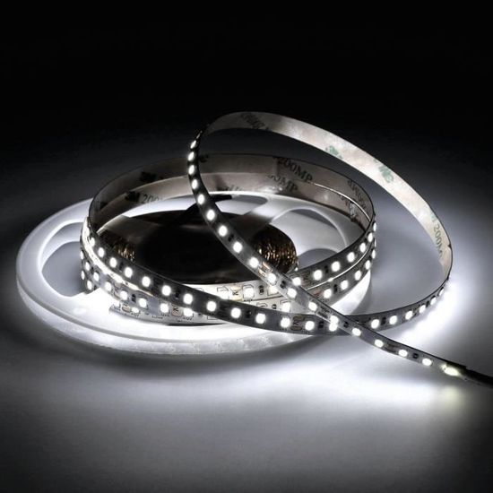 Ruban Lumineuse À Led 5 Mètres 12V Pour Intérieur Ip20, Lumière Froide ...