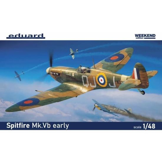 EDUARD - Maquette Avion Spitfire Mk.vb Early Weekend Edition |eduard|84198| 1:48 - Ref : 14534 ...
