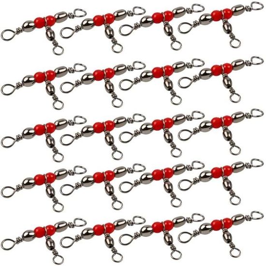 Accesoire Peche A La Mouche - Limics24 - 20Pcs Émerillons Pêche Baril ...