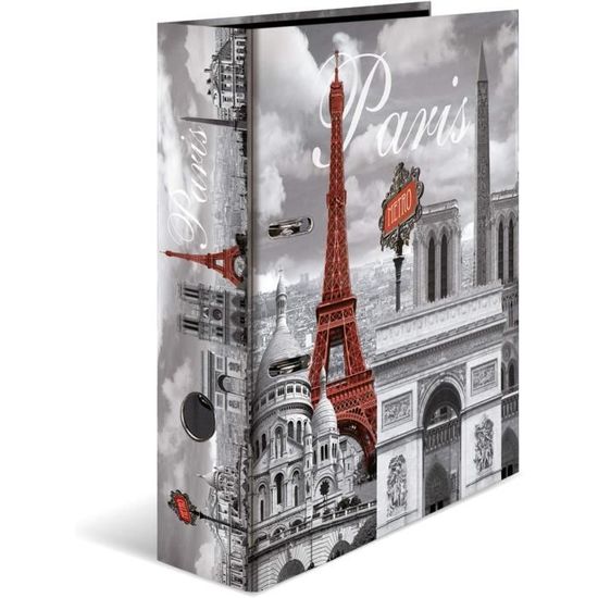 HERMA Motif classeur à levier A4 Villes , dos de 7 cm, en carton ...