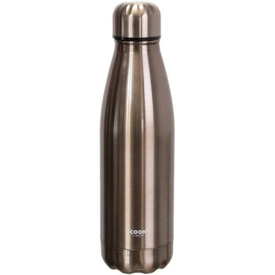 Cook Concept - Bouteille de Transport Isotherme 50 cl Mordoré - Inox ...