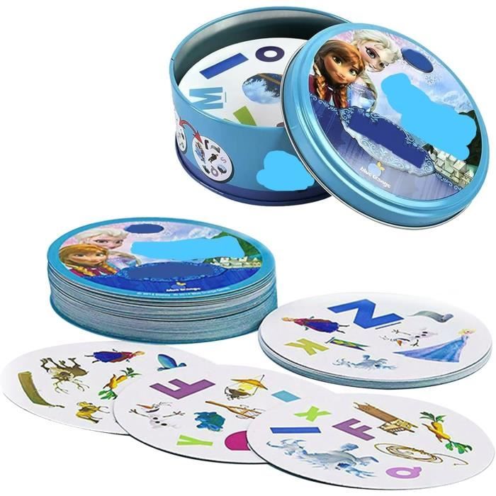 Dobble Kids Cartoon Dobble Jeu de Cartes pour Enfants Jeu de Cartes ...