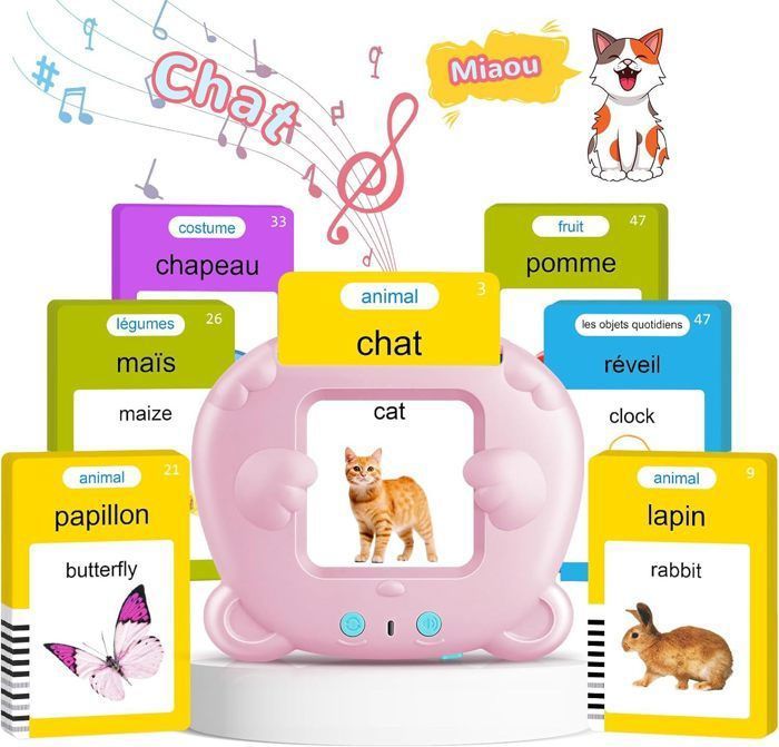 Carte Flash Parlante Francais, Cartes éducatives 224 Mots, Jouet ...