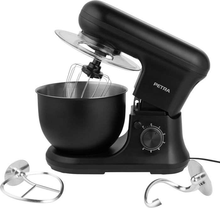 Petra PT5620MBLKVDE Robot Pâtissier – 1200 W, noir, 6 vitesses robot ...