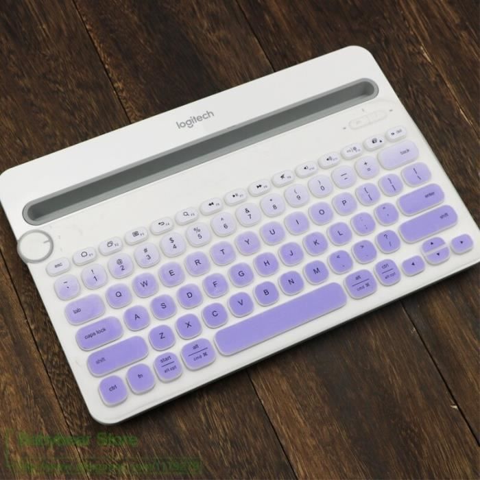 Fondu violet-Pour Logitech K480 Bluetooth multi-dispositif clavier ...