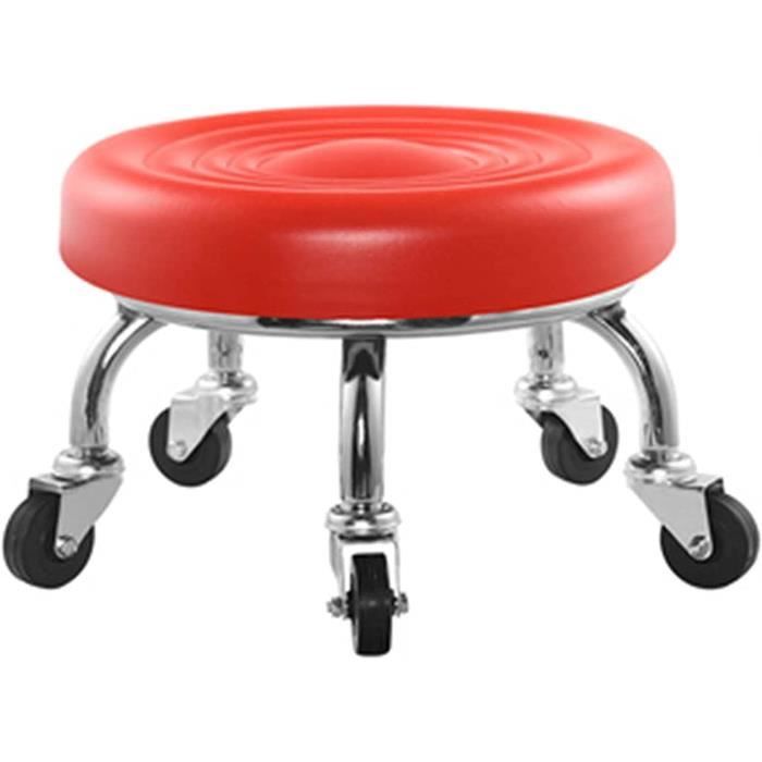 WEYE-Tabouret pivotant roulettes pivotantes de Bureau, Tabouret Bas ...