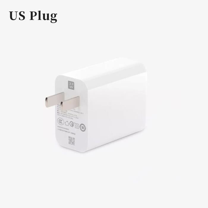 Chargeur Turbo rapide 33w, Poco X3, NFC, F2 Pro, 30w, prise ue, Xiao Mi 10t, 5g, Redmi K40, K3 ...