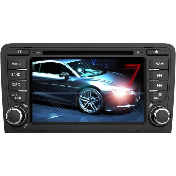AWESAFE Autoradio 2 Din pour Audi A3 8P/S3/RS3/Sportback avec 7 Pouces Ecran Tactile,Lectuer CD ...