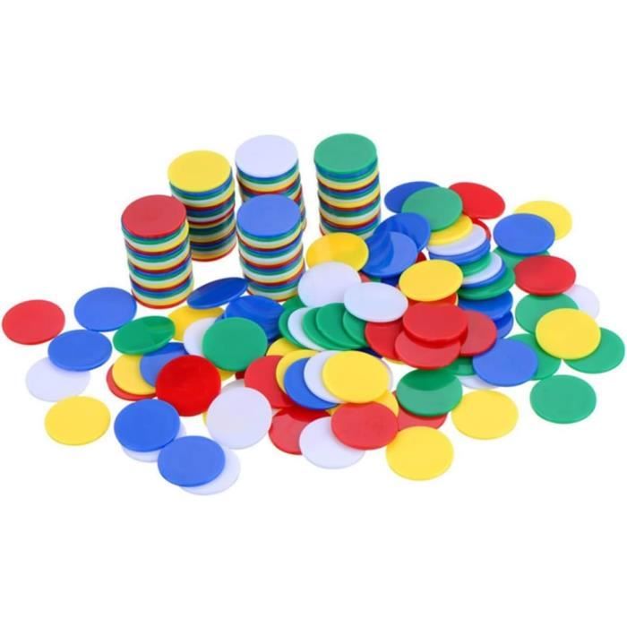 600 Pièces Accessoires De Bingo Marqueurs De Bingo Disques D'Apprentissage Des Compteurs Jeton ...