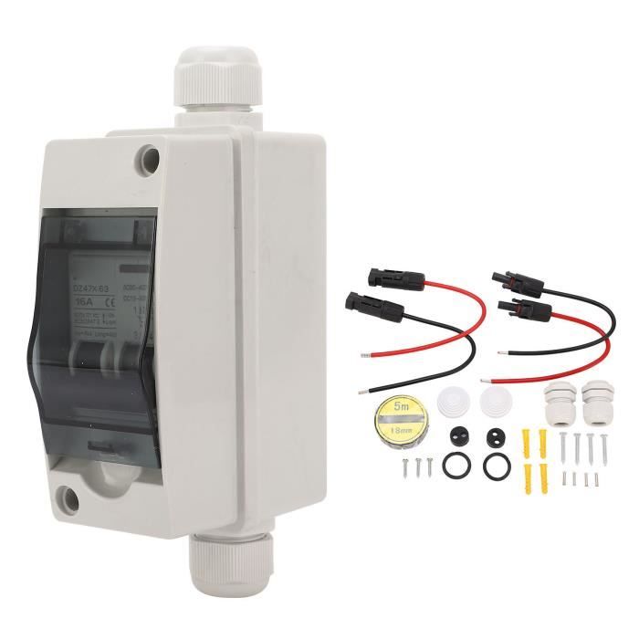 Duokon Mini disjoncteur DC 12-400V AC 90 ~ 400V 16A IP65 Disjoncteurs ...