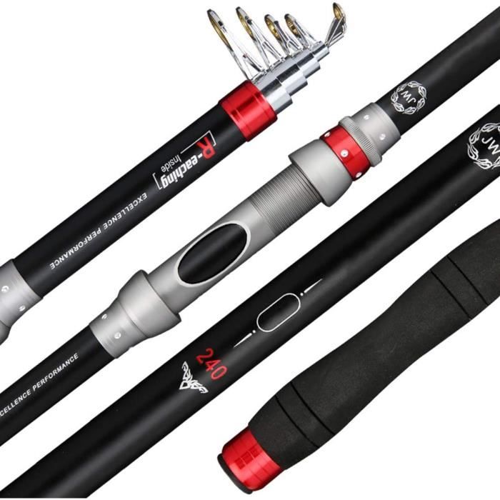 Hiod Mer Canne À Pêche 2.1-3.6M Télescopique Filage Barre Convient À ...