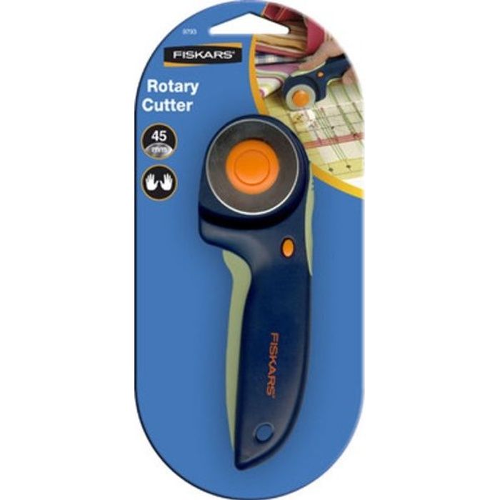 Cutter Rotatif - Fiskars - Ø45mm - Précision de coupe - Idéal pour le ...
