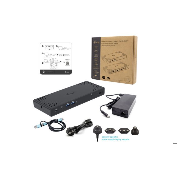 Station d'accueil - I-TEC - Dualdock - 1x5K - 2x4K 60Hz - 100W Power ...