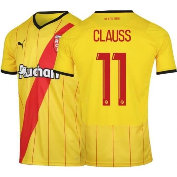 Maillot de Foot Clauss 11 RC Lens Domicile 2021 2022 - Cdiscount Sport