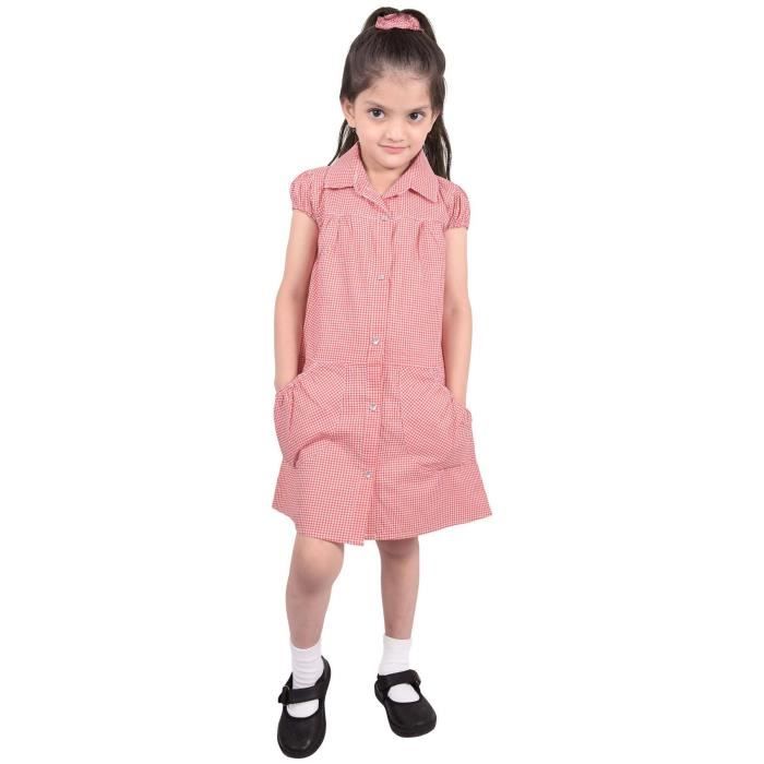 Uniforme Scolaire Plissés Vichy Carreaux Robe d'été Avec Bobble Pour ...