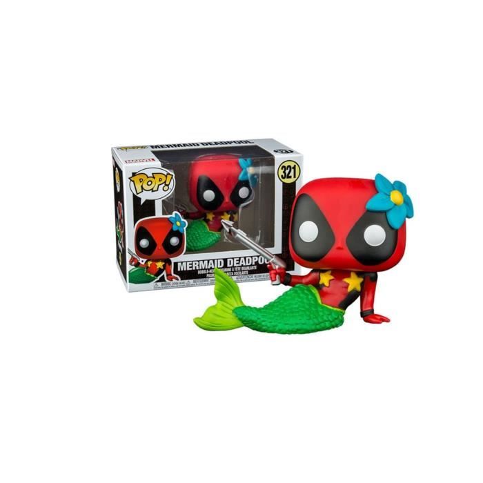 Figurine Marvel - Deadpool Mermaid Exclu Pop 10cm - Cdiscount Jeux - Jouets
