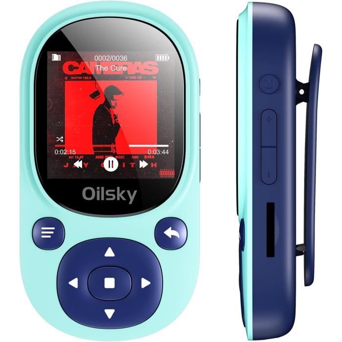 64 Go Lecteur Mp3 Avec Bluetooth, Lecteur Mp3 À Clipser Pour Le Sport ...