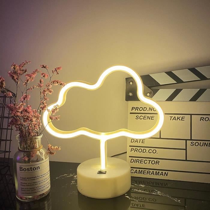 Led Cloud Neon Signs Cloud Neon Light Cute Neon Night Lights Room Decor ...