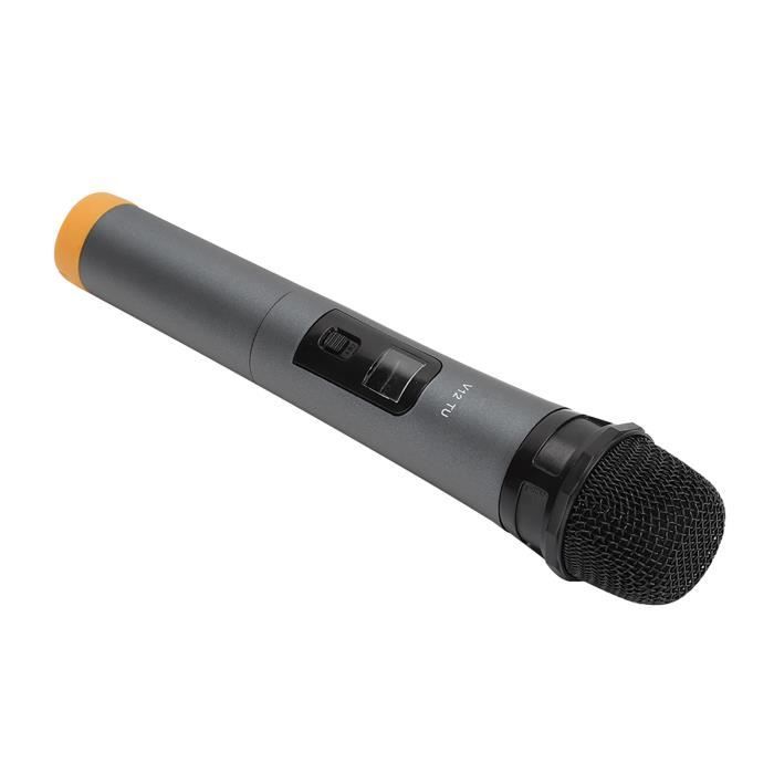 Micro sans fil professionnel Microphone portatif sans fil avec ...