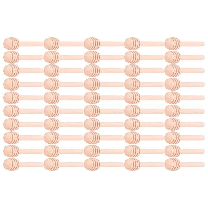 Honey Dipper - TMISHION - 100 pièces - Bois de qualité alimentaire ...