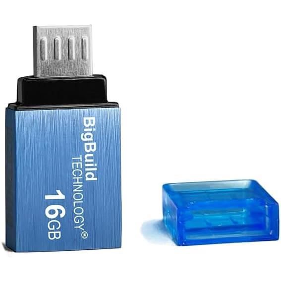16Gb Bleu Clé Usb Micro B Otg Dual Drive Compatible Avec Huawei Matepad ...