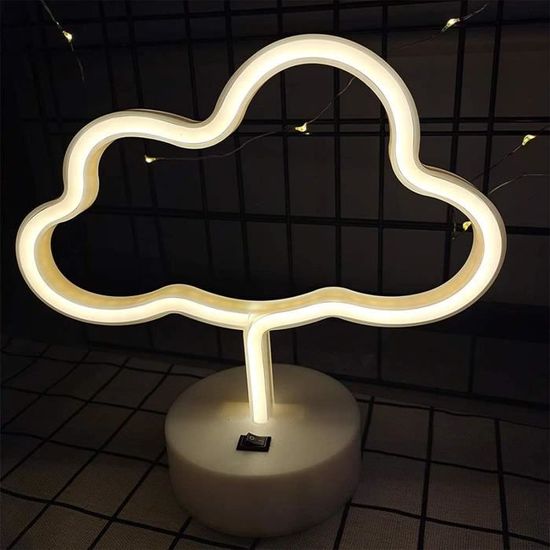 Led Cloud Neon Signs Cloud Neon Light Cute Neon Night Lights Room Decor ...